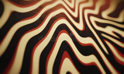 A Zebra Print Pattern Is Shown In A Close Up Stock Illustration