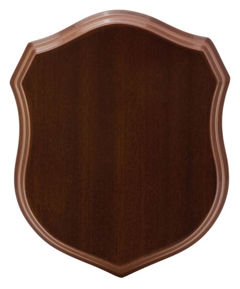 Walnut Timber Shield Trophylink