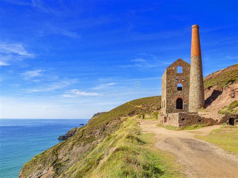 Wheal Coates Cornish Tin Mine And The Cornish Coast Stock Image Image