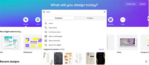 How To Make An Online Menu And Post It