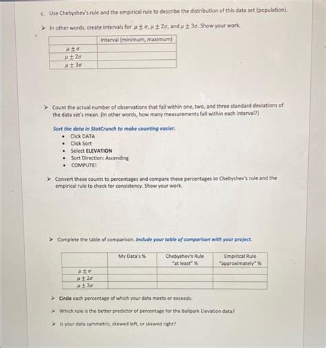 Description Utilizing StatCrunch Access The PARKS Chegg