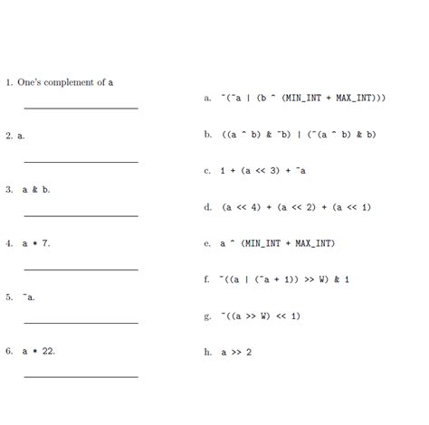 in the following questions assume the variables a and