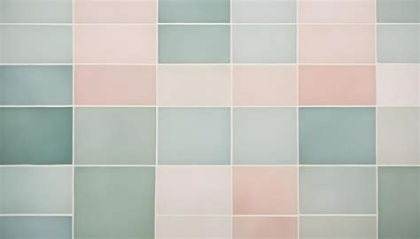 Seamless Tileable Pastelcolored Square Pattern Premium Ai Generated