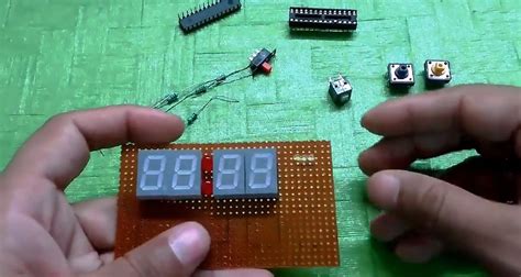 Diy Digital Wall Clock Using Arduino Atmega328p 8 Bit Avr Mcu Ic