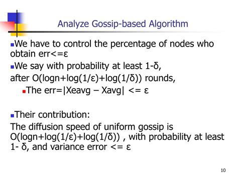 ppt gossip based computation of aggregation information powerpoint