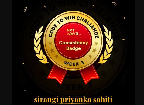Sirangi Priyanka Sahiti On Linkedin Codechallenge Victory