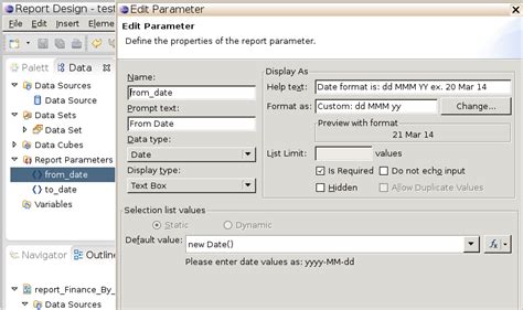 xml how to pass parameter to url based data source birt 4 3 2