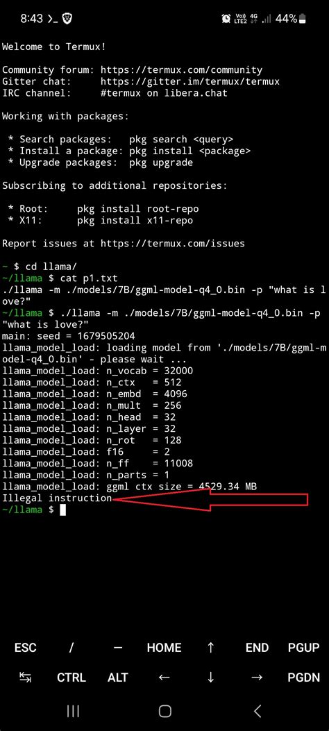 Illegal Instructions Error On Android · Issue 402 · Ggml Orgllamacpp