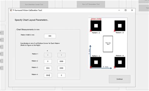 tda4vm issues about using ti surround vision calibration tool when