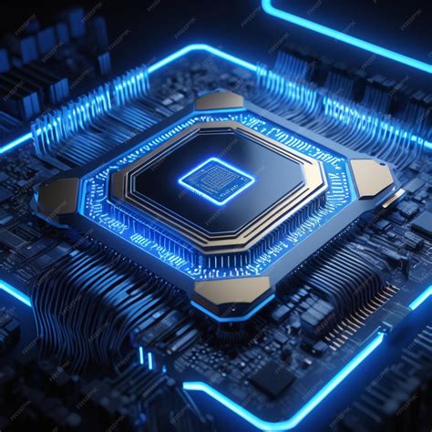 Premium Photo 3d Processor
