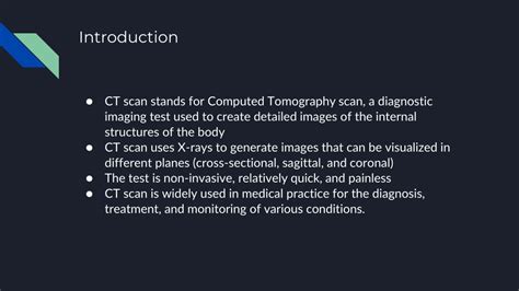 PPT CT Scan A Comprehensive Overview PowerPoint Presentation Free Download ID 12019595
