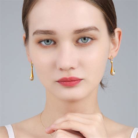 Badu Bg Дамски елегантни обици с камъни Badu Bg