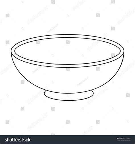 Bowl Clipart Outline