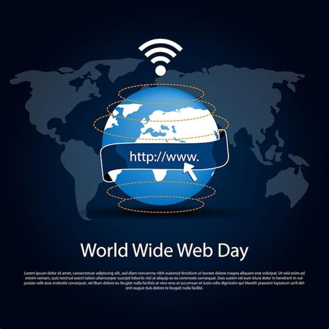 Premium Vector World Wide Web Day