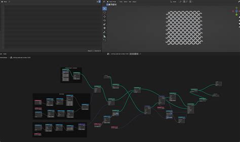 i want to create this pattern in geonodes and wrap it around any mesh