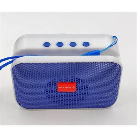 Rock Music Rectangle Blue Wireless Bluetooth Speaker At Rs Piece Bluetooth Speaker In New