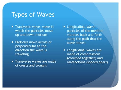 Section 3 1 The Nature Of Waves Ppt Download