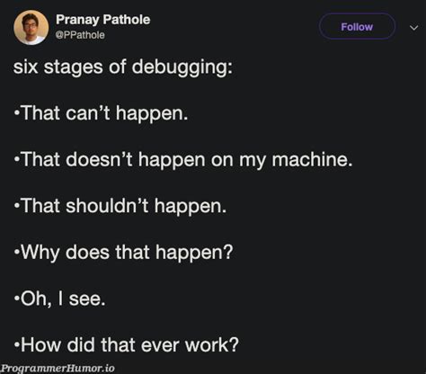 Six Stages Of Debugging ·