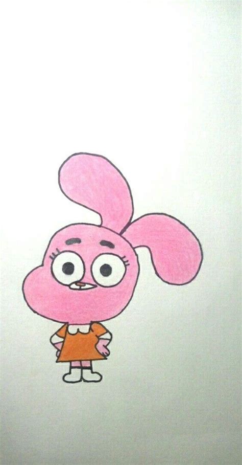 Gumball Anais Draw Drawing Art Çizim
