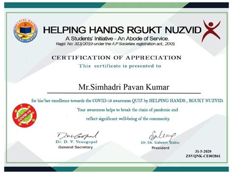 simhadri pavan kumar on linkedin helpinghands communityimpact gratitude
