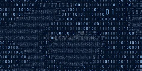 Abstract Binary Code Cloud Background Ai Learning On Data Cyber Field