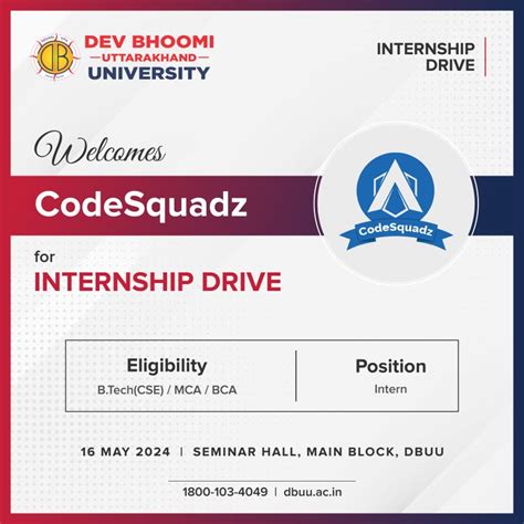 Dev Bhoomi Uttarakhand University On Linkedin Dbuu Campusplacements