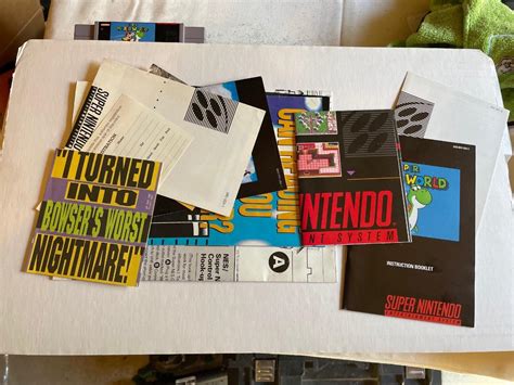 Super Nes Super Set New Old Stock Original Packaging With 4 Games