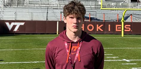 Offered Wr Luke Stuewe Returns To Virginia Tech
