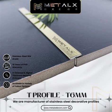 T Profile Ss Cladding Grade 304 Interior At ₹ 299piece In Mumbai