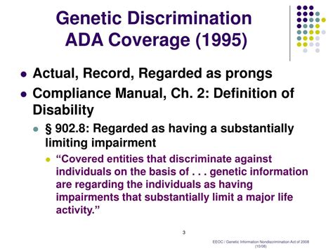 Ppt Genetic Information Nondiscrimination Act Of 2008 Powerpoint