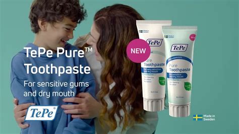 Tepe Pure Toothpaste For Sensitive Gums And Dry Mouth