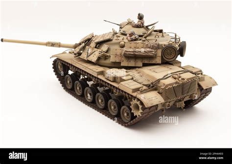 Operation Desert Storm Usmc M60a1 Patton Main Battle Tank With Reactive Armor 1 35 Tamiyta