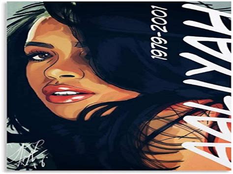 Second Life Marketplace El Aaliyah Tribute Wall Canvas