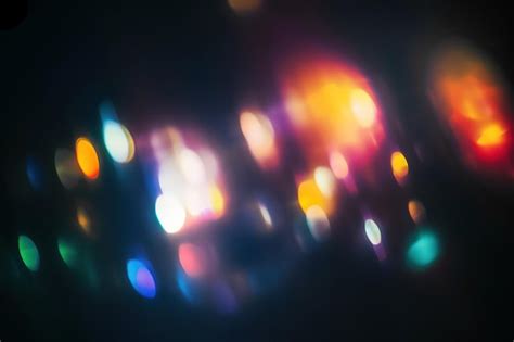 Premium Photo Abstract Blurred Colorful Lens Flare Bokeh