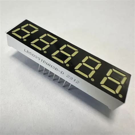 General Instruments Led Segmented Displays 5 Red 7 Segment Led Displays