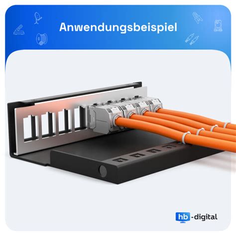 Keystone Patchpanel Port Patchfield Black Hb Digital