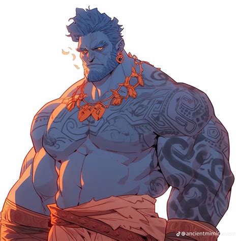 Pin By Amber Panda On Dandd Male Face Half Orc Face