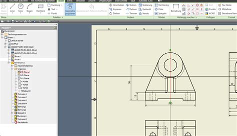 So Zeigen Sie Verdeckte Linien In Einer Inventor Zeichnung An Inventor