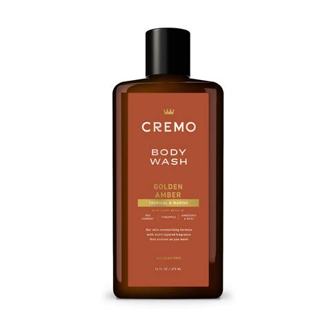 Cremo Body Wash 16 Fl Oz Golden Amber With Tropical Marine Scent