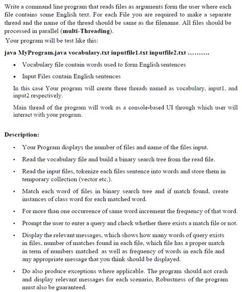 Write A Command Line Program That Reads Files As