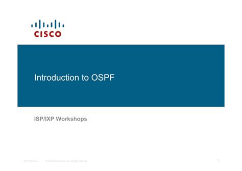 Pdf Introduction To Ospf · Ospf Route Types Intra Area
