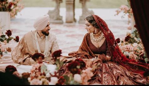 Mid Conversation Indian Wedding Vows Sabyasachi Bride And Groom