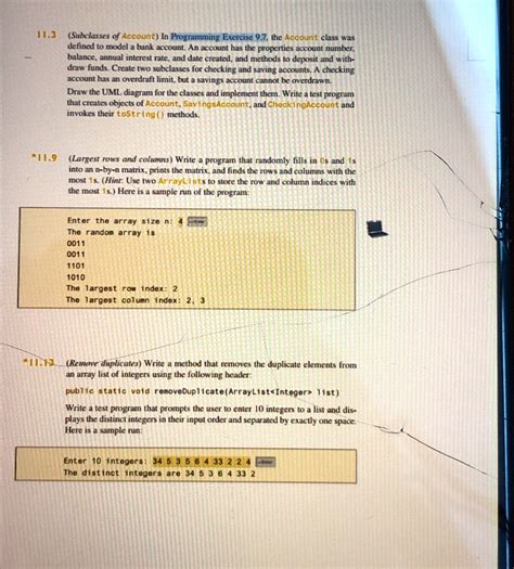 113 Subclasses Of Account In Programming Exercise 97 The Account Class
