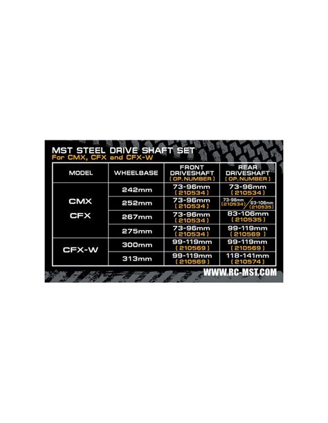 Scale Crawler MST Kit Crawler MST CFX W JP1