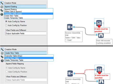 Solved Write In Db Append Existing Not Possible To Sele Alteryx