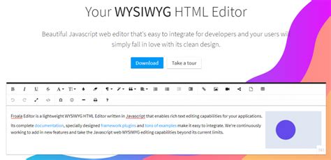 Best JavaScript HTML WYSIWYG Editor OnAirCode