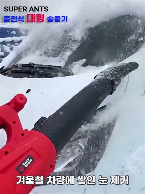 미국 Superants 초강력 충전식 대형 송풍기 무선 공업용 낙엽 청소기 제설 대포 브로워 에어건 Youtube