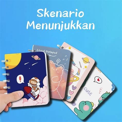 Jual Notebook A7 Buku Kecil Catatan Scrapbook Mini Buku Notes Kecil