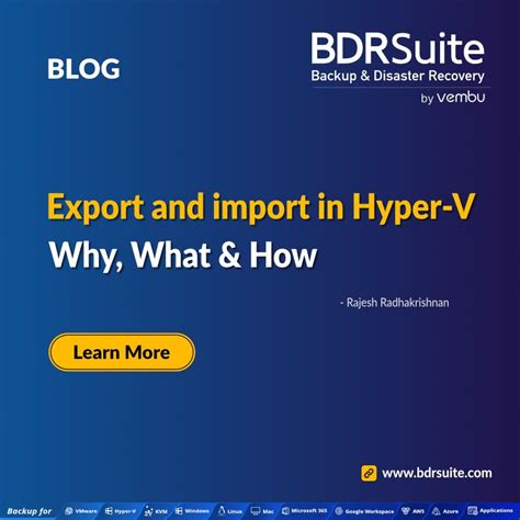 Vembu Technologies On Linkedin Hyperv Virtualization Techtips