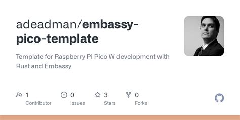 Github Adeadman Embassy Pico Template Template For Raspberry Pi Pico